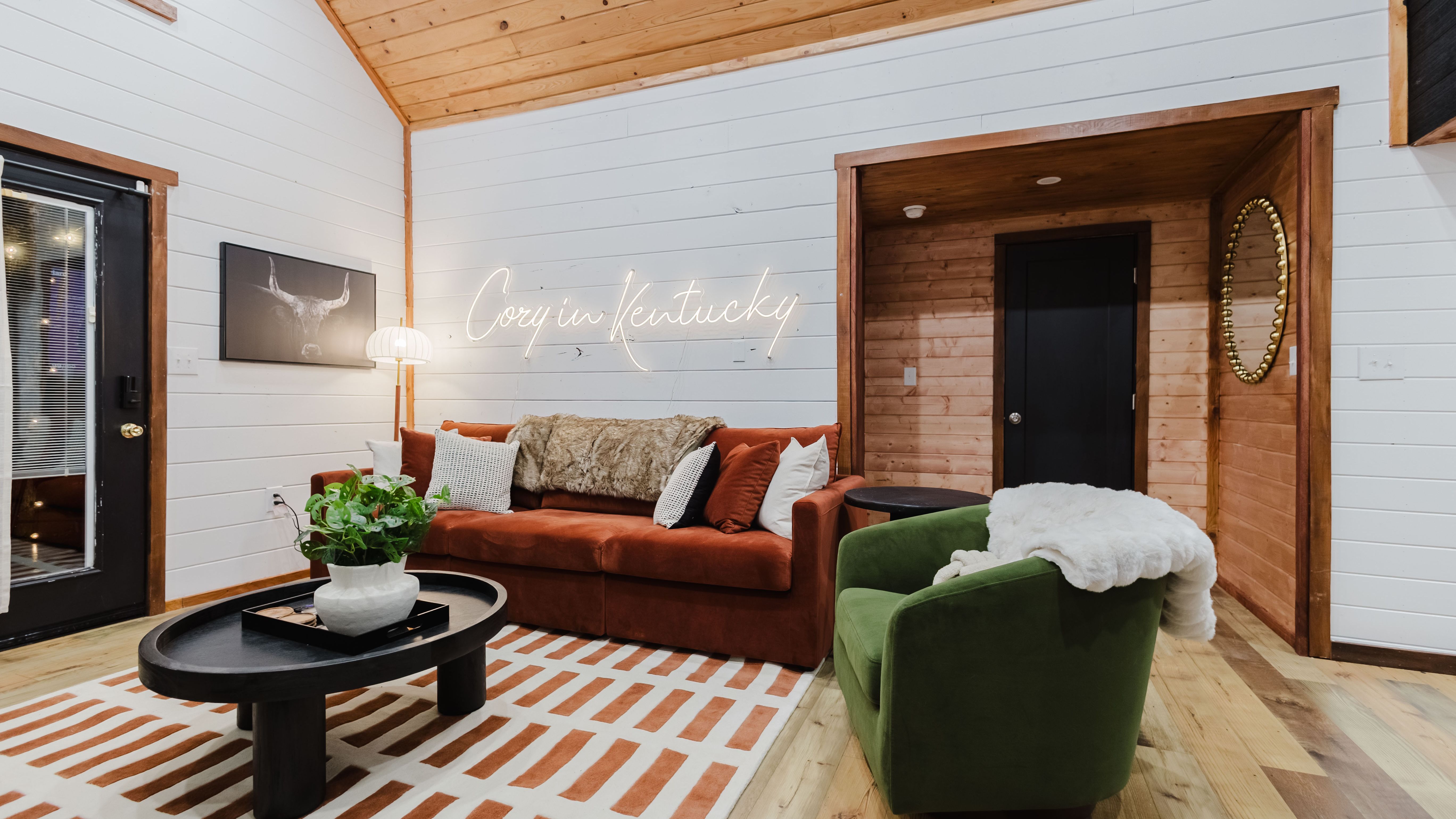 Shop Your Stay - Living Room | The Red Door Cabin